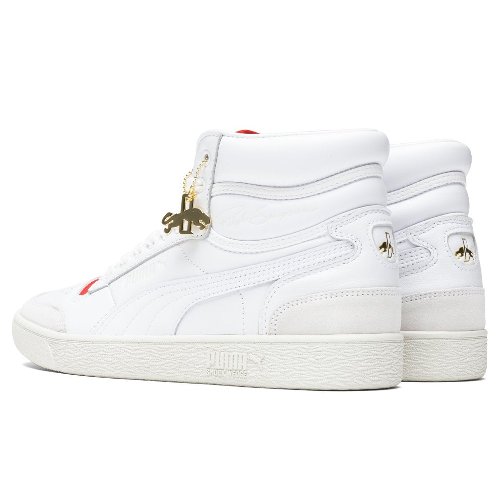 Puma x R. Dassler Legacy COL Ralph Sampson Mid - White/High Risk Red ...