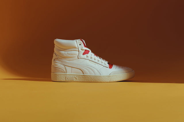 Puma x R. Dassler Legacy COL Ralph Sampson Mid - White/High Risk Red ...