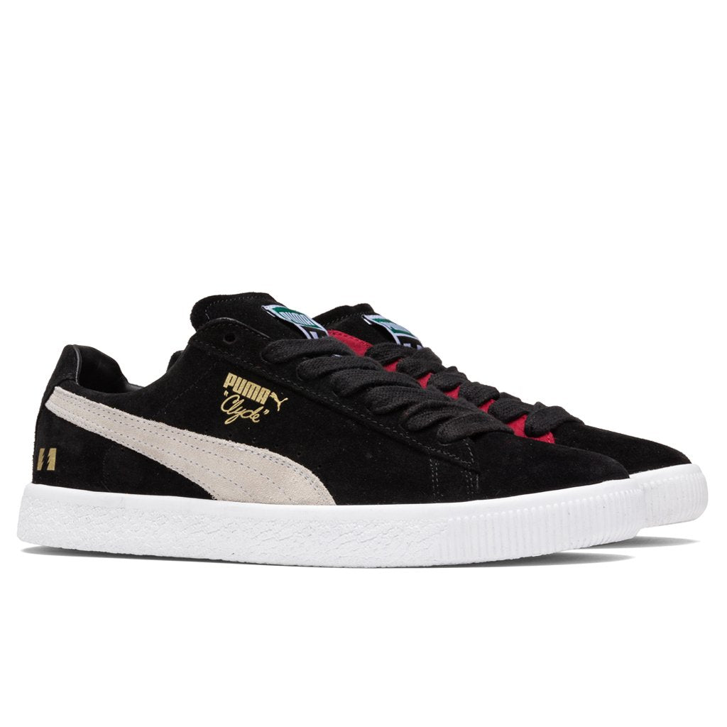 Puma x The Hundreds Clyde - Black/White – Feature
