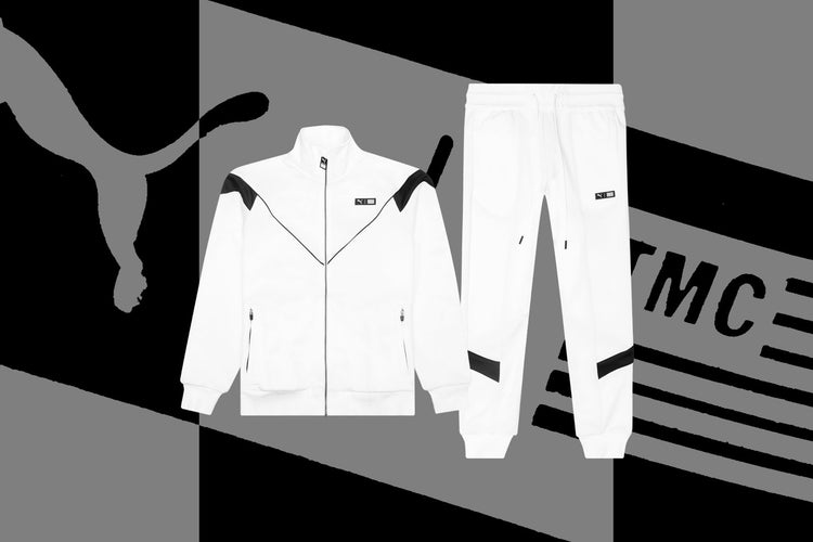Puma x TMC Marathon Track Jacket - White/Black – Feature