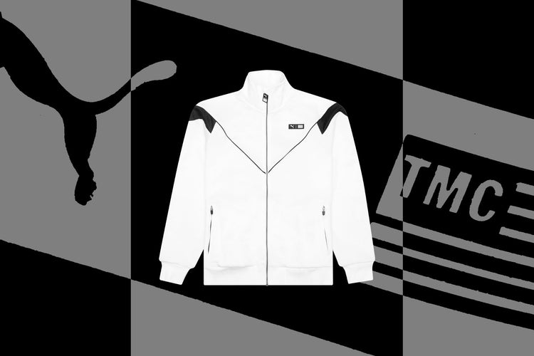 Puma x TMC Marathon Track Jacket - White/Black – Feature