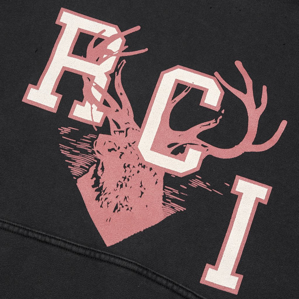 RCI Deer Logo Hooded Sweatshirt - Black – Feature