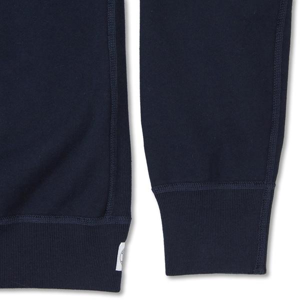 Midweight Twill Terry Crewneck - Navy – Feature