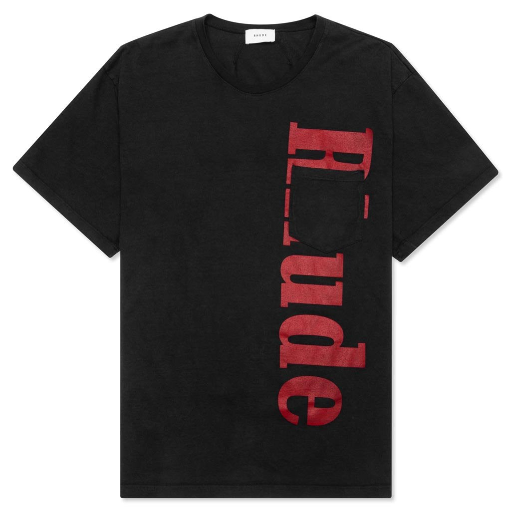 Pocket Logo Tee - Black – Feature