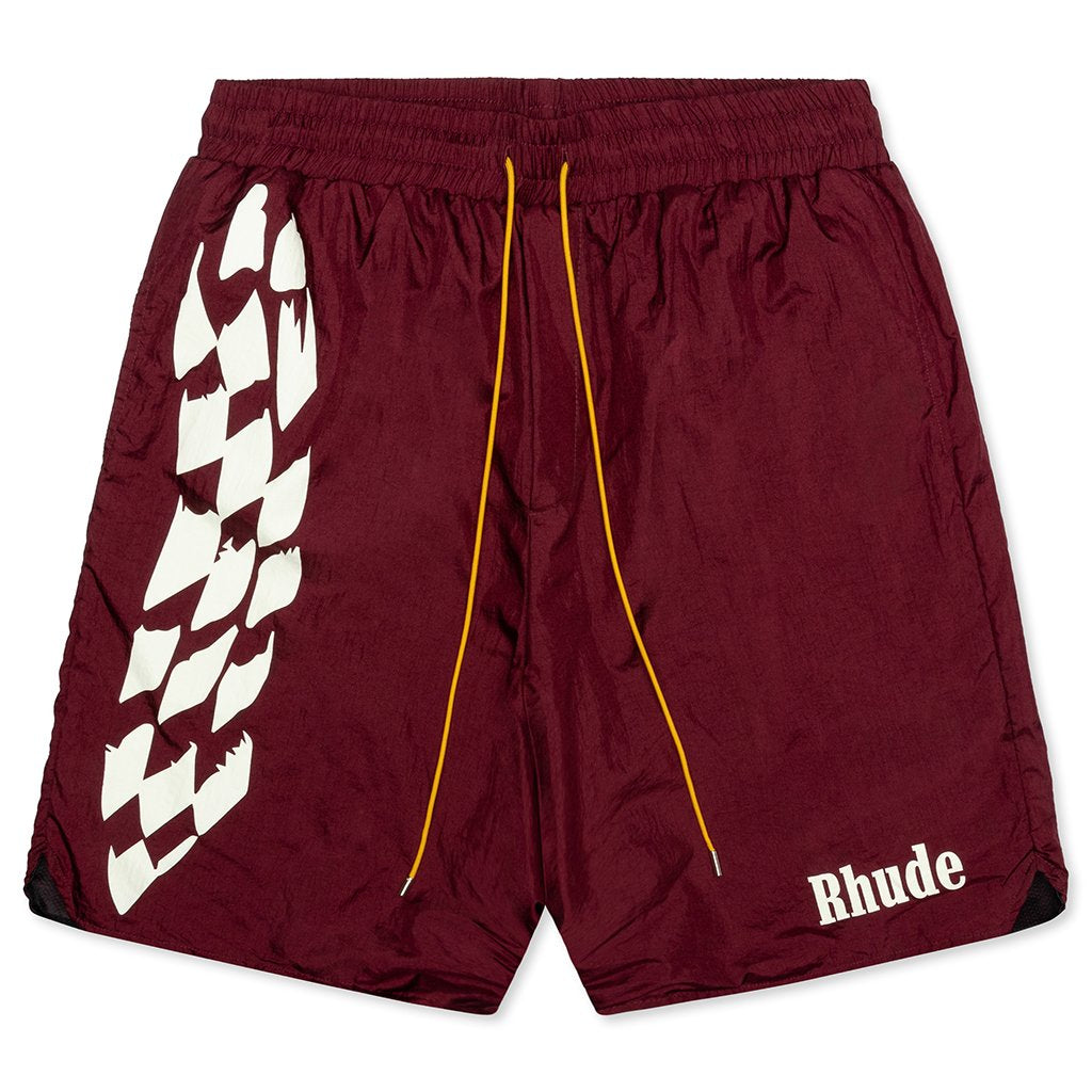 Warm Up Short - Maroon – Feature