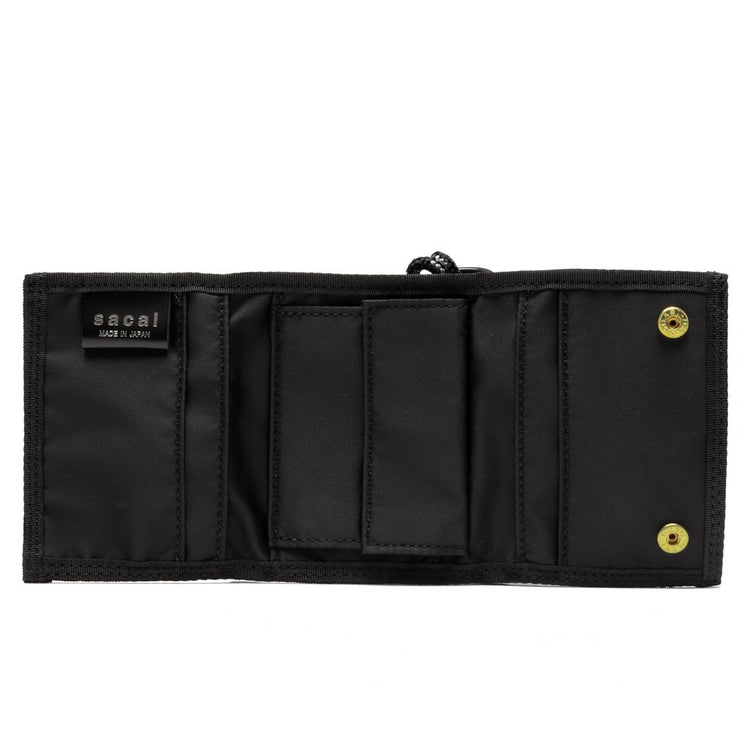 Nylon Trifold Wallet - Black – Feature