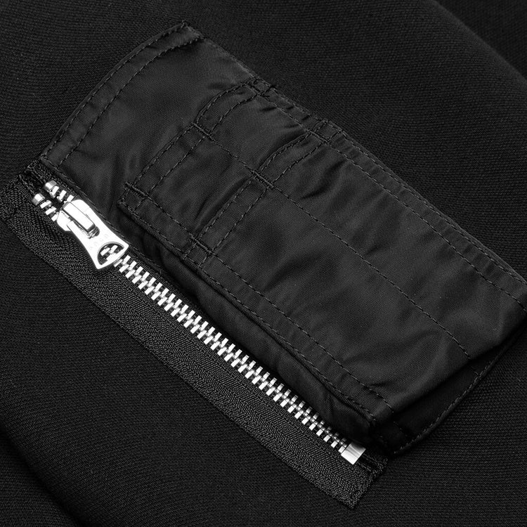 Sponge Sweat x MA-1 Hoodie - Black/Black – Feature