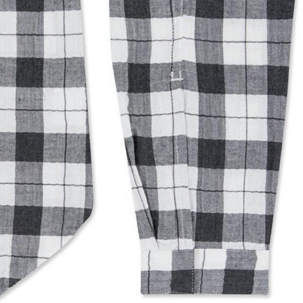 Light Plaid Flannel - White/Grey – Feature