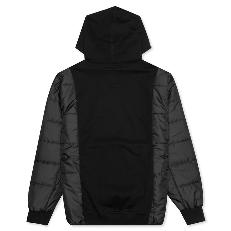 Stacked Puffer Hoodie - Black – Feature