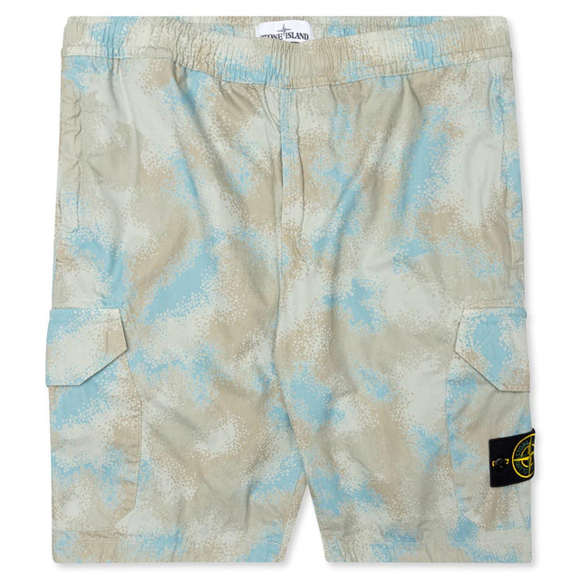 Camo Devore Cargo Bermuda Shorts - Dove Grey – Feature