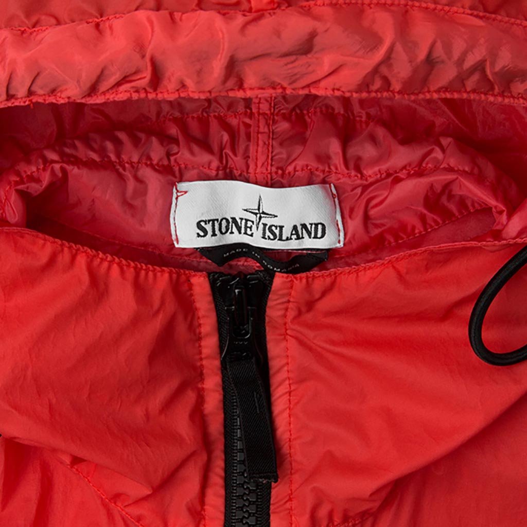 Hooded Zipped Jacket - Coral – Feature