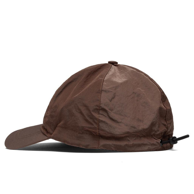 Nylon Metal 6 Panel Cap - Mahogany Brown – Feature