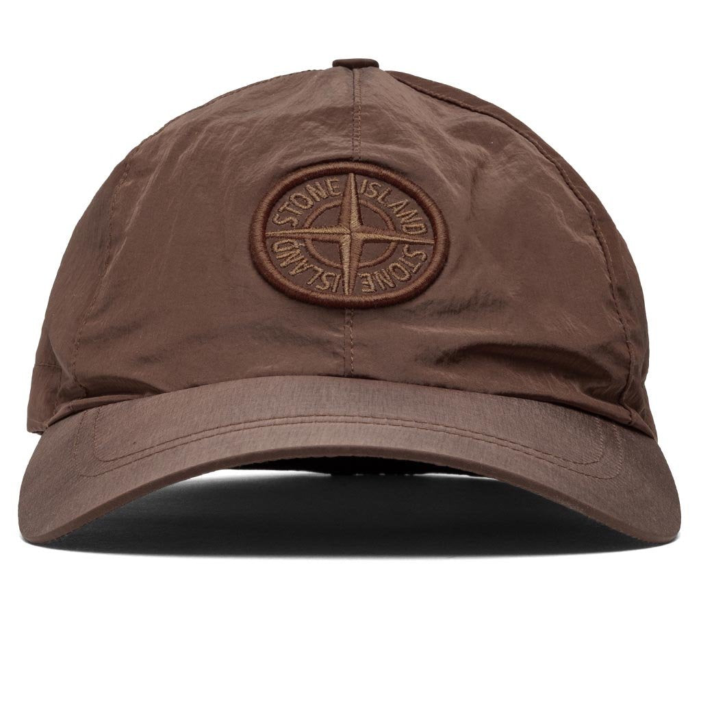 Nylon Metal 6 Panel Cap - Mahogany Brown – Feature