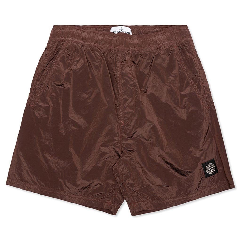 Nylon Metal Shorts - Mahogany – Feature
