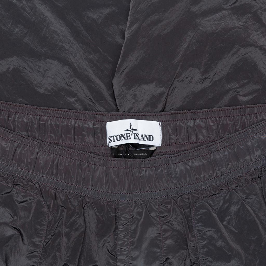 Nylon Metal Swim Trunks - Blue Grey – Feature