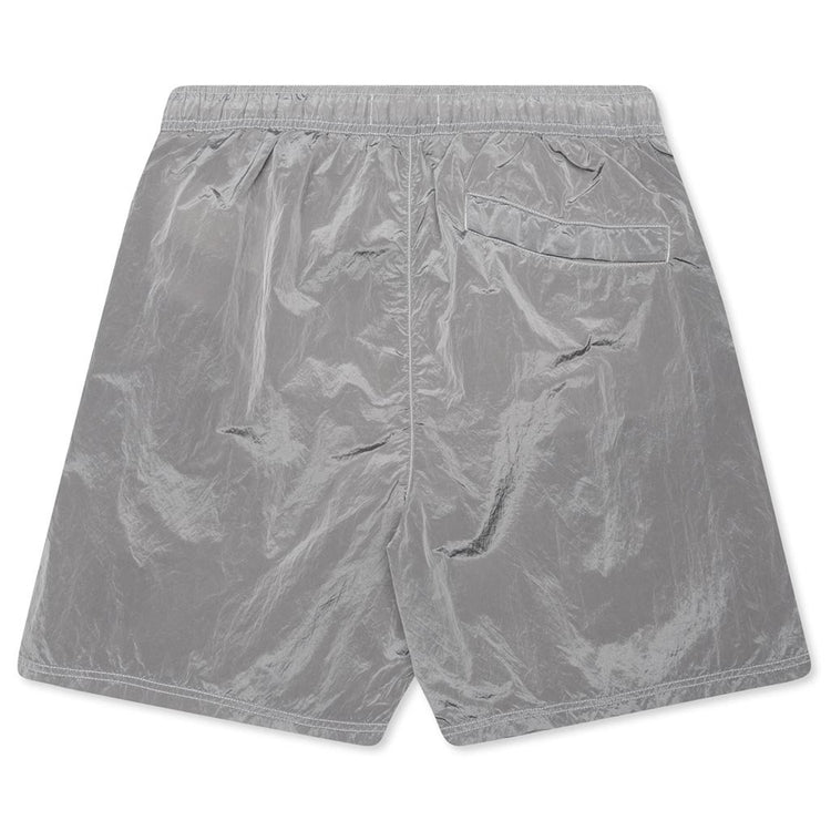Nylon Metal Swim Trunks - Dust Grey – Feature