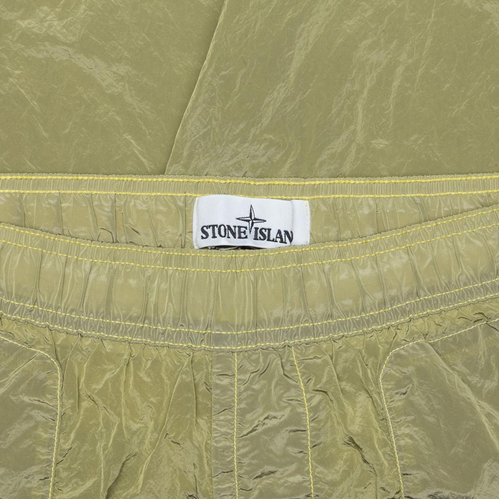 Nylon Metal Swim Trunks - Lemon – Feature