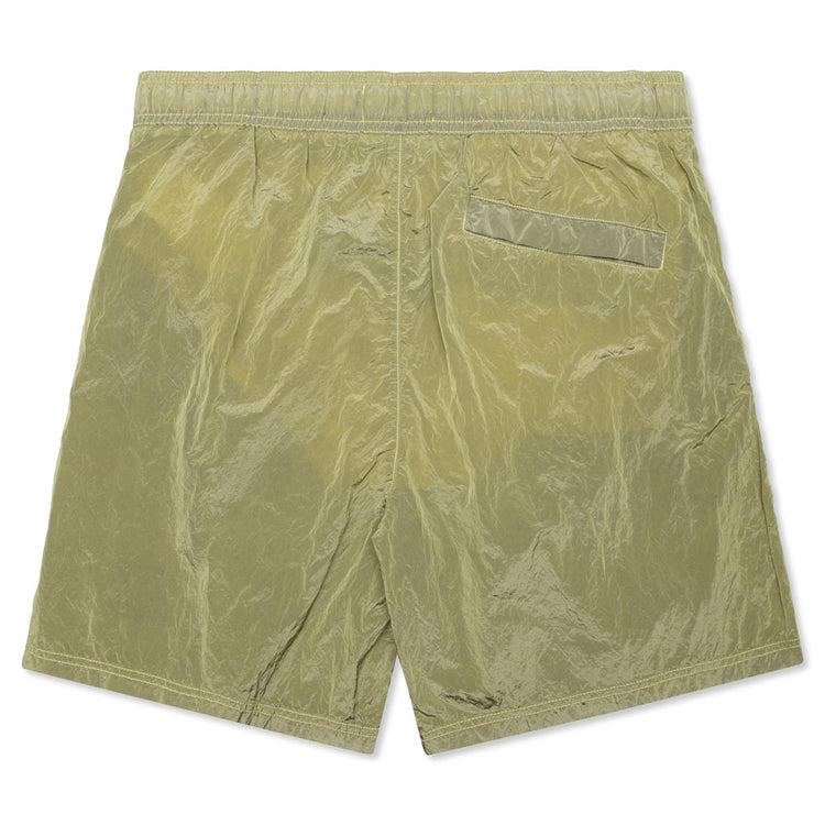 Nylon Metal Swim Trunks - Lemon – Feature