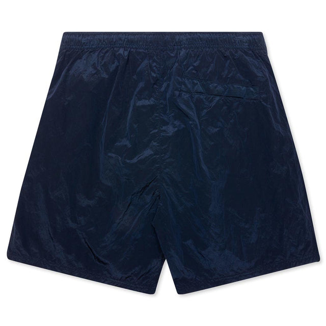 Nylon Metal Swim Trunks - Marine Blue – Feature