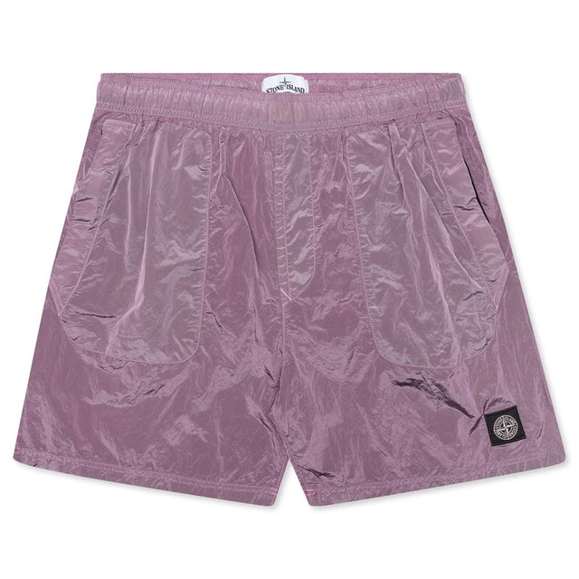 Nylon Metal Swim Trunks - Pink Quartz – Feature