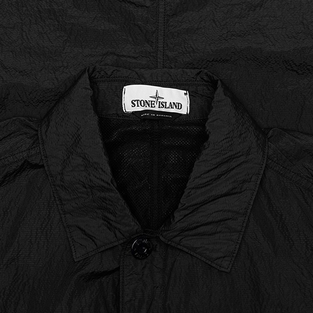 Over Shirt Logo Patch Jacket - Black – Feature
