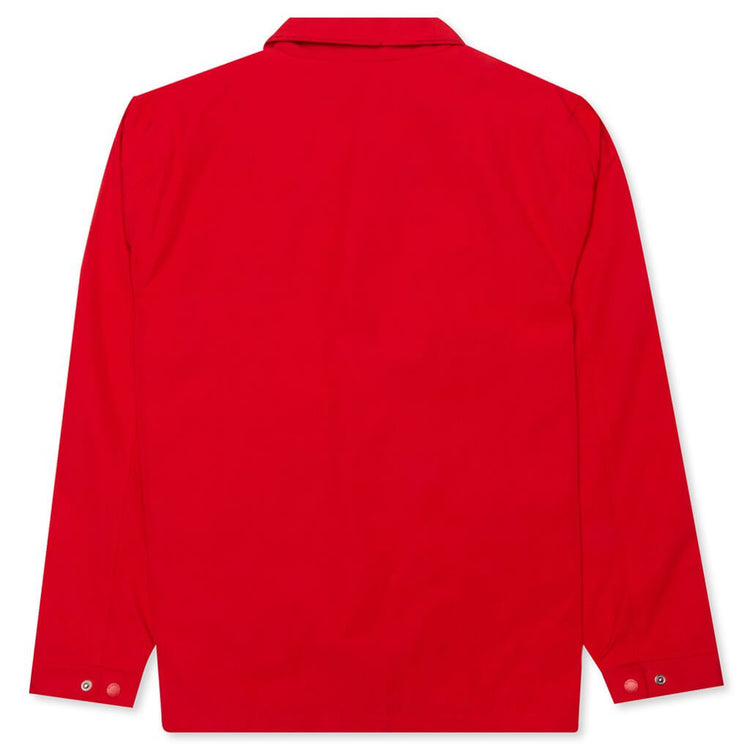 Classic Coach Jacket - Red – Feature