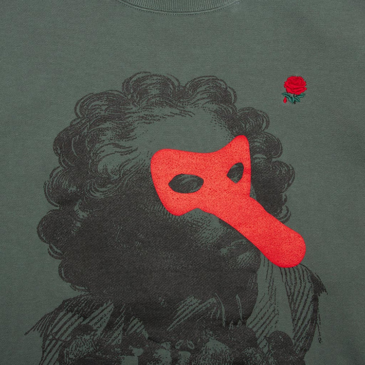 Mask Sweatshirt - Moss Green – Feature