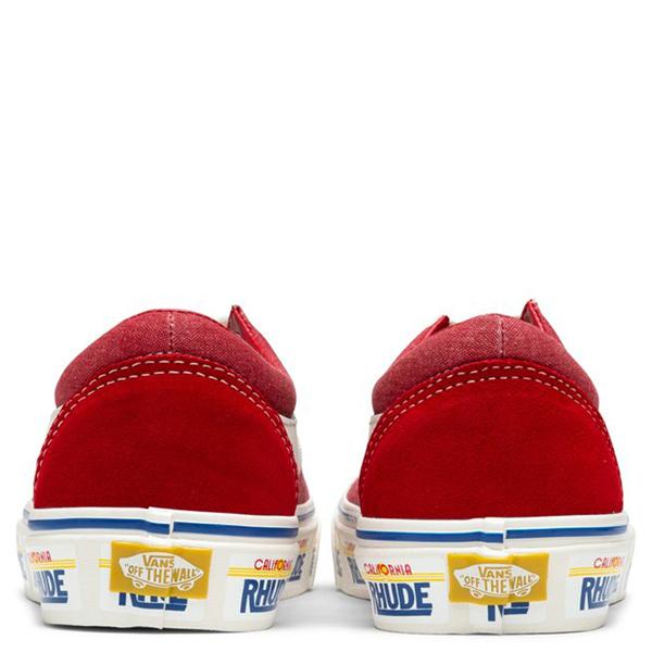 Vans x Rhude Bold Ni - Plate/Racing Red – Feature