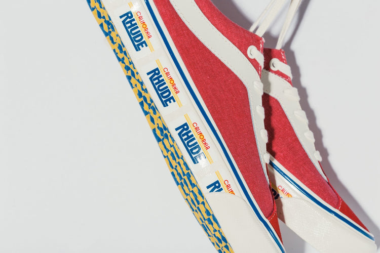 Vans x Rhude Bold Ni - Plate/Racing Red – Feature