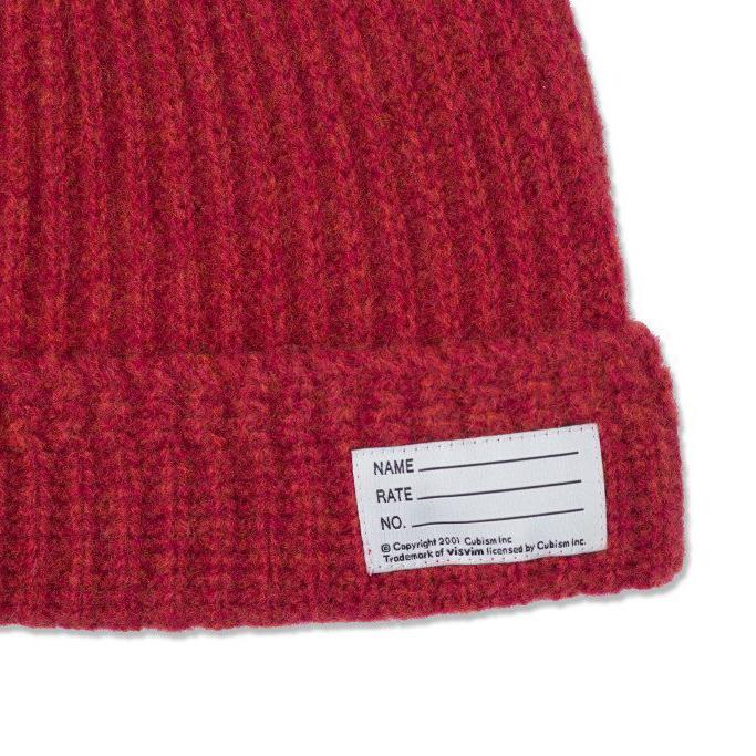 Wool Knit Beanie - Red – Feature