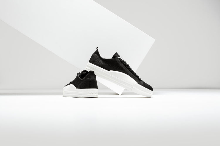 Adidas Y-3 Yuben Low Sneaker - Black/Black/White | Feature